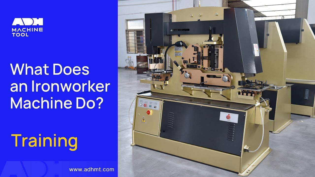 What Does an Ironworker Machine Do? - YouTube