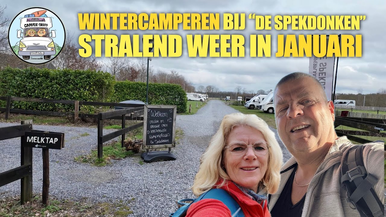 WINTERCAMPEREN BIJ DE SPEKDONKEN | STRALEND WEER IN JANUARI #189 - YouTube