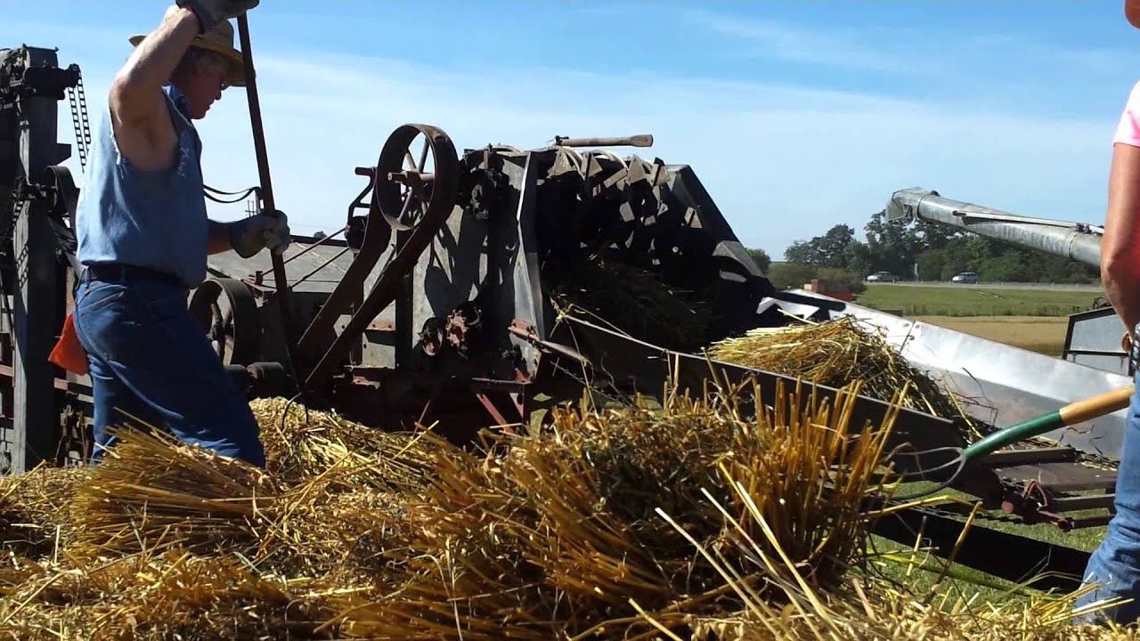 Steam Threshing at Franklin Grove, IL 2013 - YouTube
