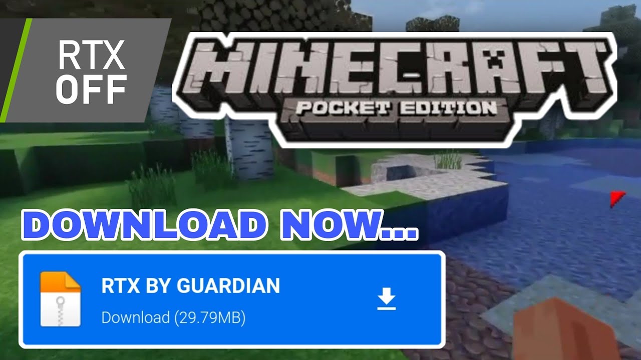 RTX FOR Minecraft Pocket Edition | how to get good shaders and textures ...