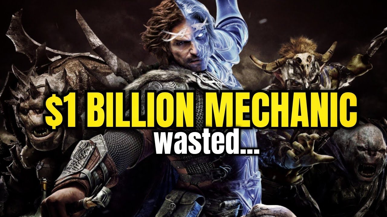 $1 Billion Gameplay Mechanic Wasted | The Nemesis System - YouTube
