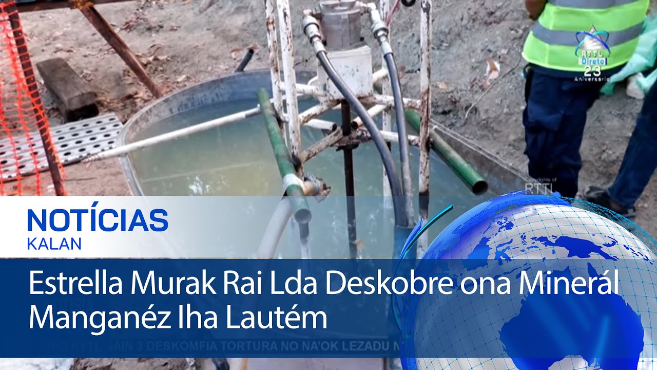 Estrella Murak Rai Lda Deskobre ona Minerál Manganéz Iha Lautém - YouTube