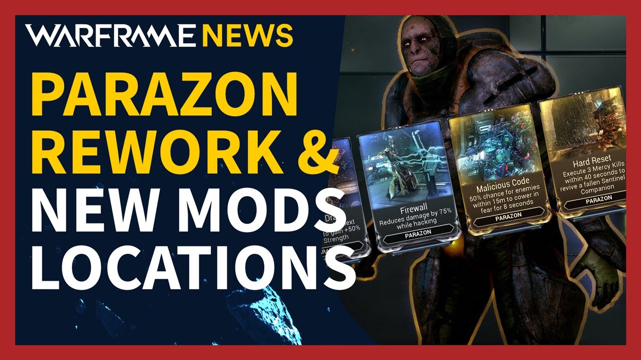 Parazon Rework & New Mods with Warframe Update 30.5 - YouTube