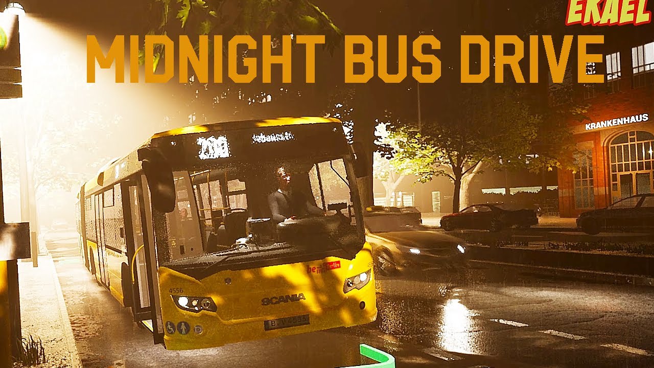 MIDNIGHT BUS DRIVE | THE BUS GAMEPLAY - YouTube
