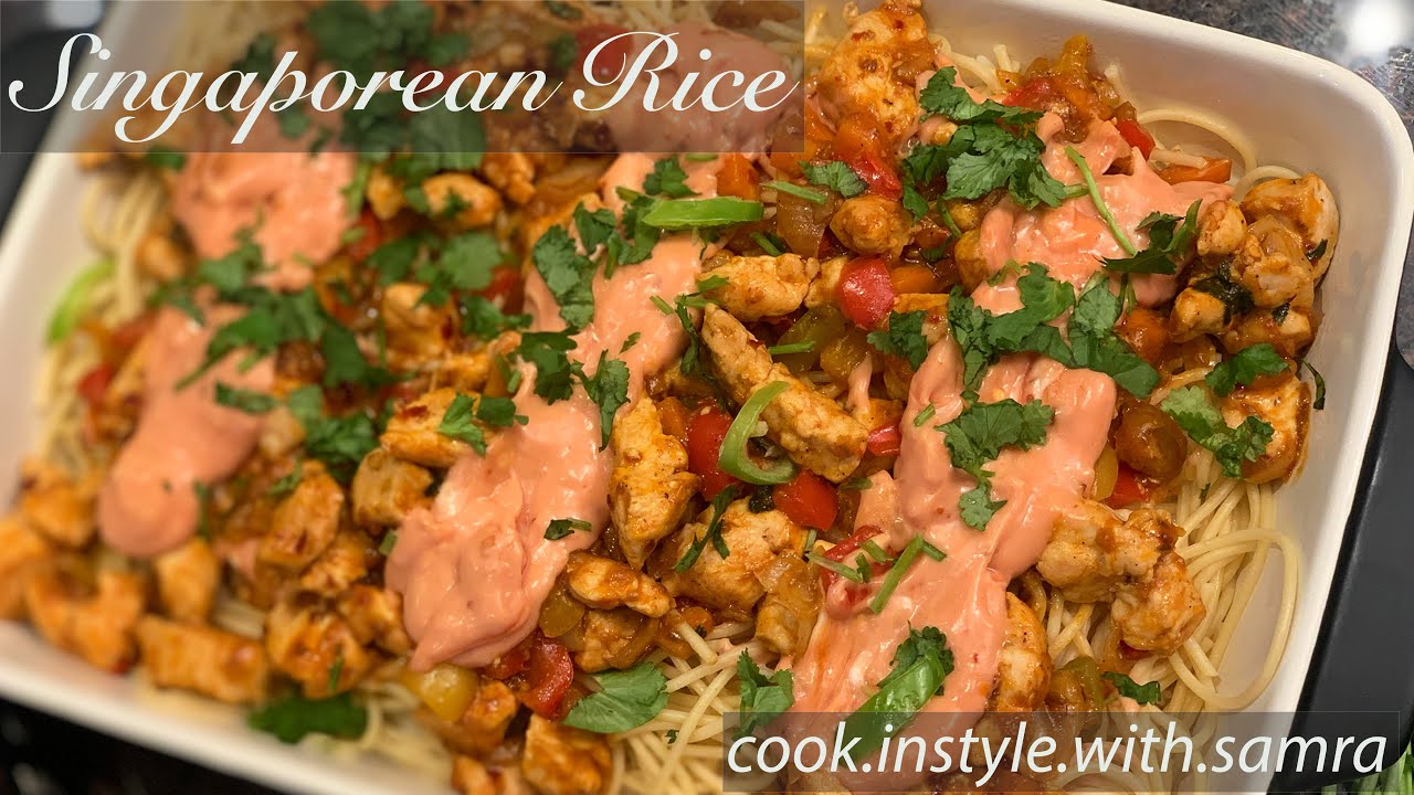 Singaporean Rice Recipe | How to make Singaporian Rice - cook in style ...
