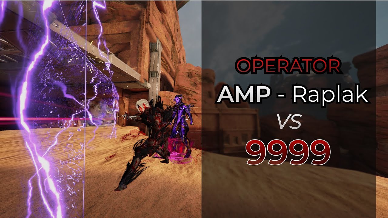 Operator AMP vs 9999 | ONE SHOT |Raplak + Volt | Steel Path Level Cap ...