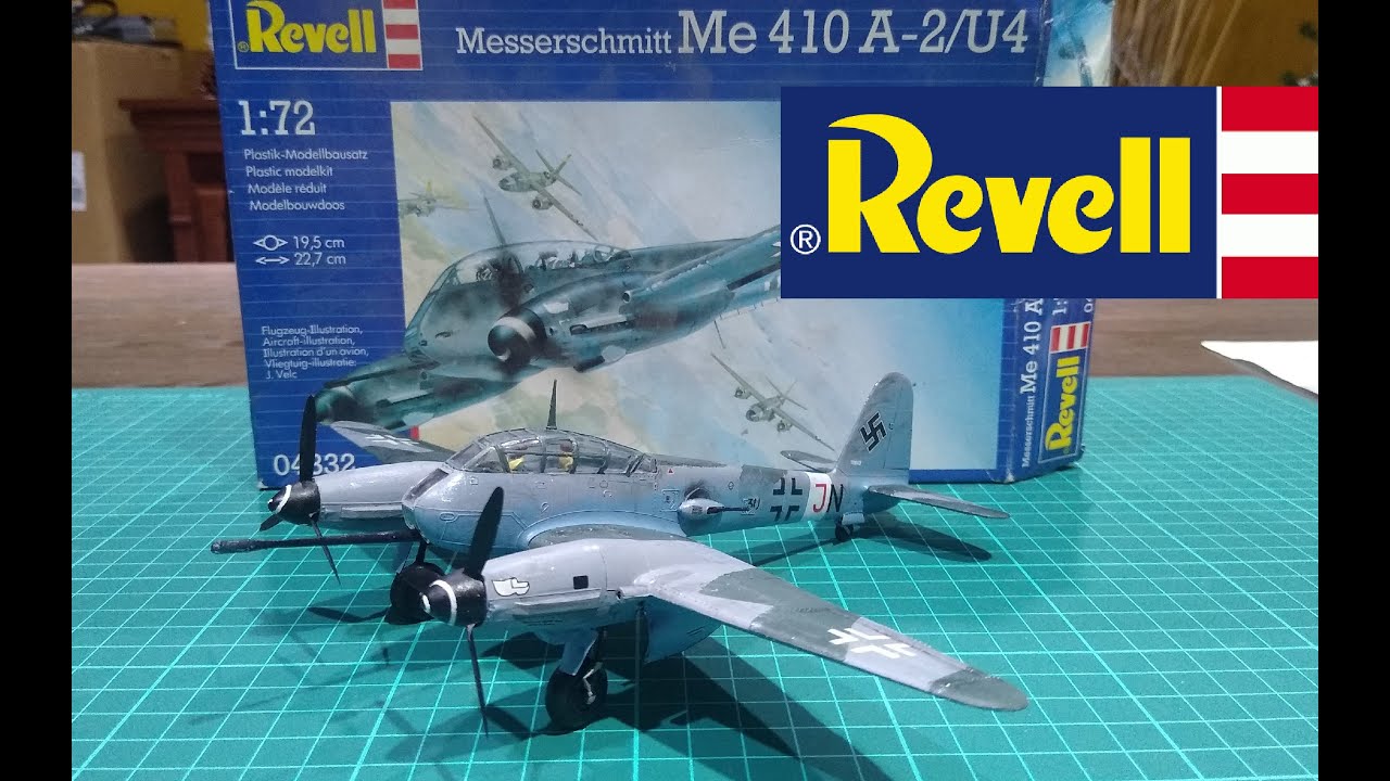 Revell Me 410 A-2/U4 1/72 - YouTube
