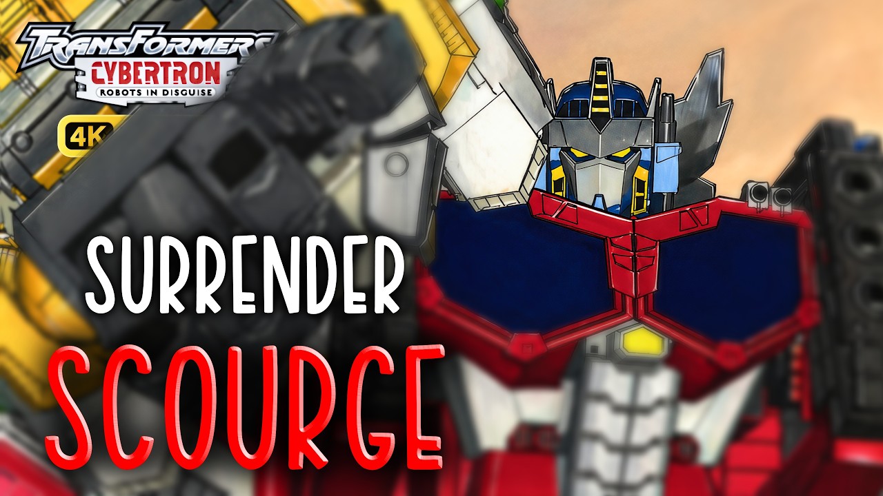 Optimus Vs. Scourge || Transformers: Cybertron - YouTube