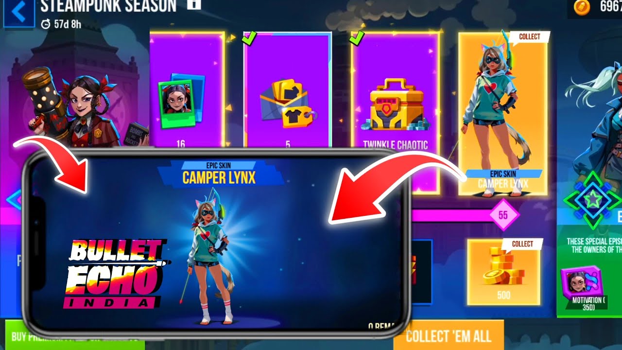 LYNX Heros New Skin From Twinkle Battle Pass 🙀 | Bullet Echo India ...