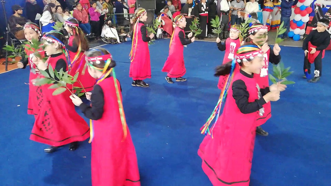 Kinder A Baile Mapuche - YouTube