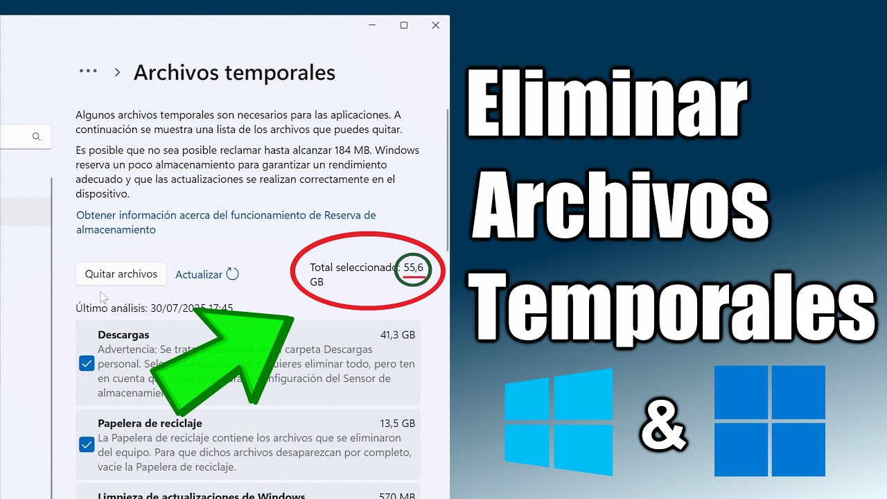 ¿Cómo puedo limpiar los archivos temporales?: Guía paso a paso.