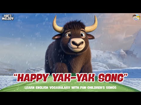 “HAPPY YAK-YAK SONG” - YAK SONG | Fun Kids Songs & Nursery Rhymes | Learn English Vocabulary