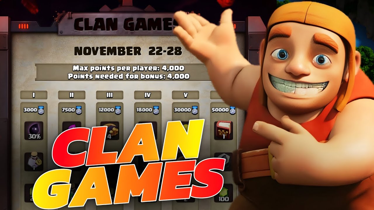 November Clan Games: Everything You Need To Know - YouTube