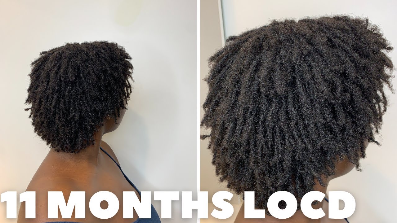 11 MONTH MICROLOCS UPDATE| Dyeing my Locs, Budding, and Growth - YouTube