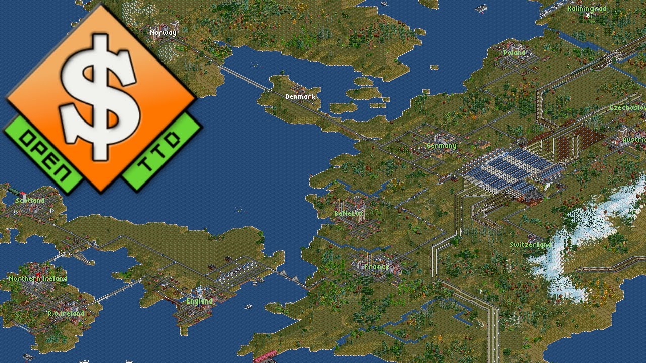 OpenTTD Whole World 09 - Colonizing Europe - YouTube
