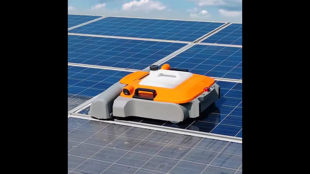 The new Fully Automatic Solar Panel Cleaner Photovoltaic Cleaning ...