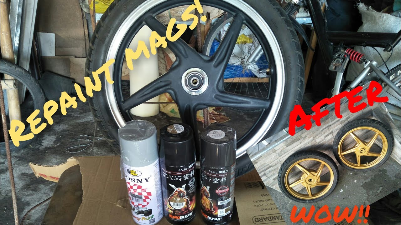 Part 1 .How to Repaint Mags /.Samurai paint gold step by step .make my ...