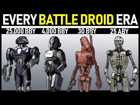 EVERY Era of Battle Droid (50,000+ Years) | Star Wars Legends - YouTube