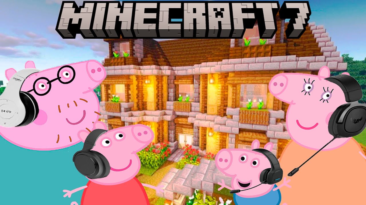 Peppa Pig Play Minecraft 7 - YouTube