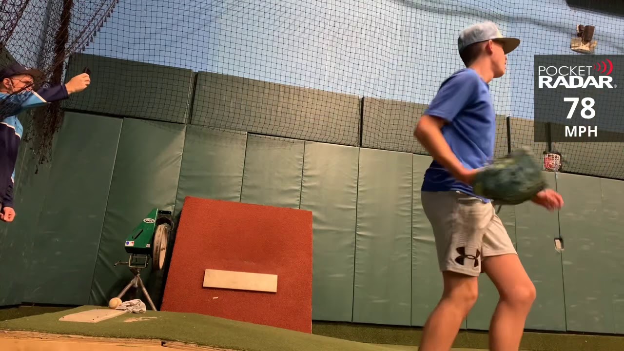 Miles Blake 78 MPH fastball High School class of 2025 - YouTube