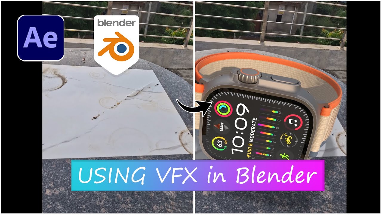 How to Create CGI ADS Using VFX In Blender | Blender VFX Tutorial - YouTube