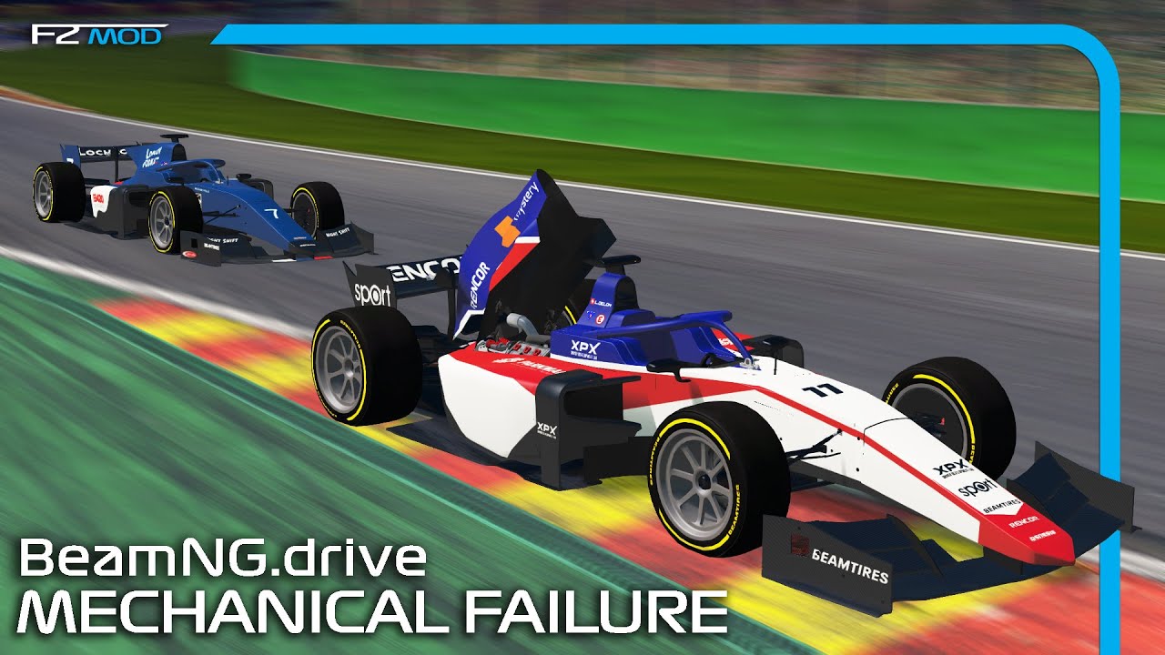 Formula car mechanical failure #3 | BeamNG.drive | F2 Car Mod - YouTube