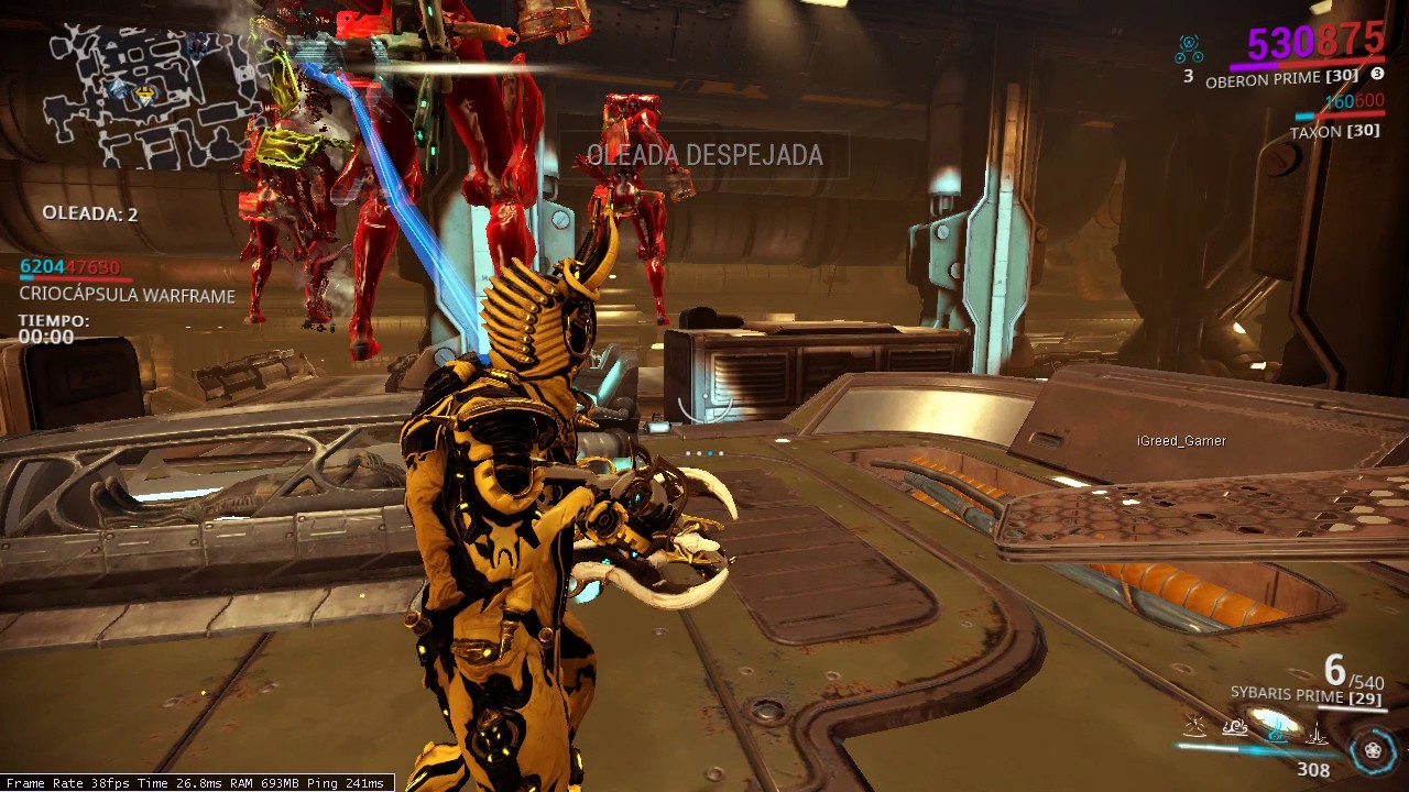 Warframe Oberon Prime gameplay - YouTube