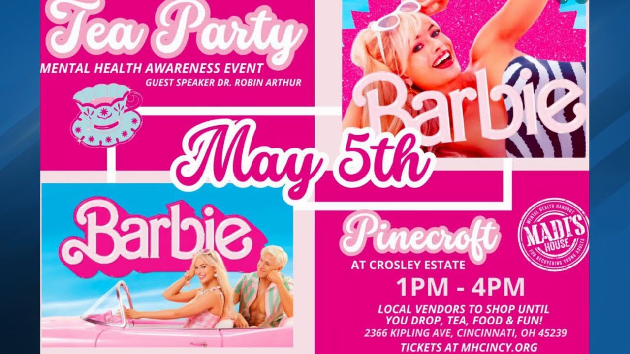 Barbie themed tea party to raise money for Madi's House - YouTube