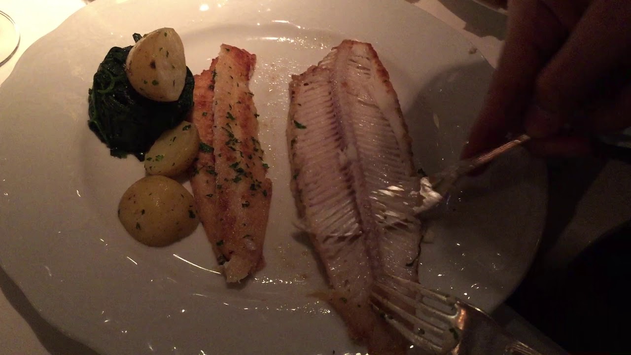 Preparing Dover Sole on Crystal Serenity - YouTube