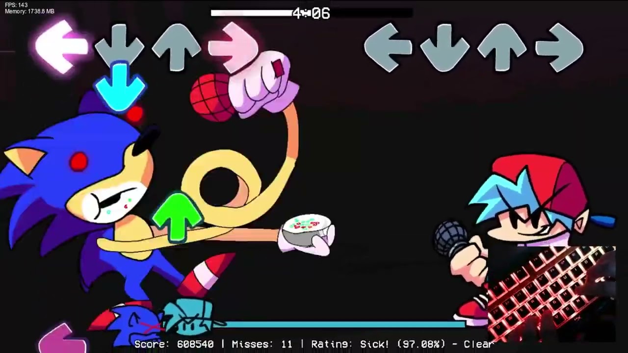 FNF - Quadruple Quarrel (94.52% acc, 55 misses) vs Executable Entourage ...