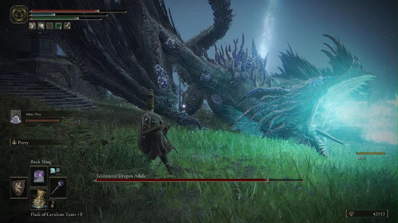 ELDEN RING - Glintstone Dragon Adula (Second Encounter) - YouTube