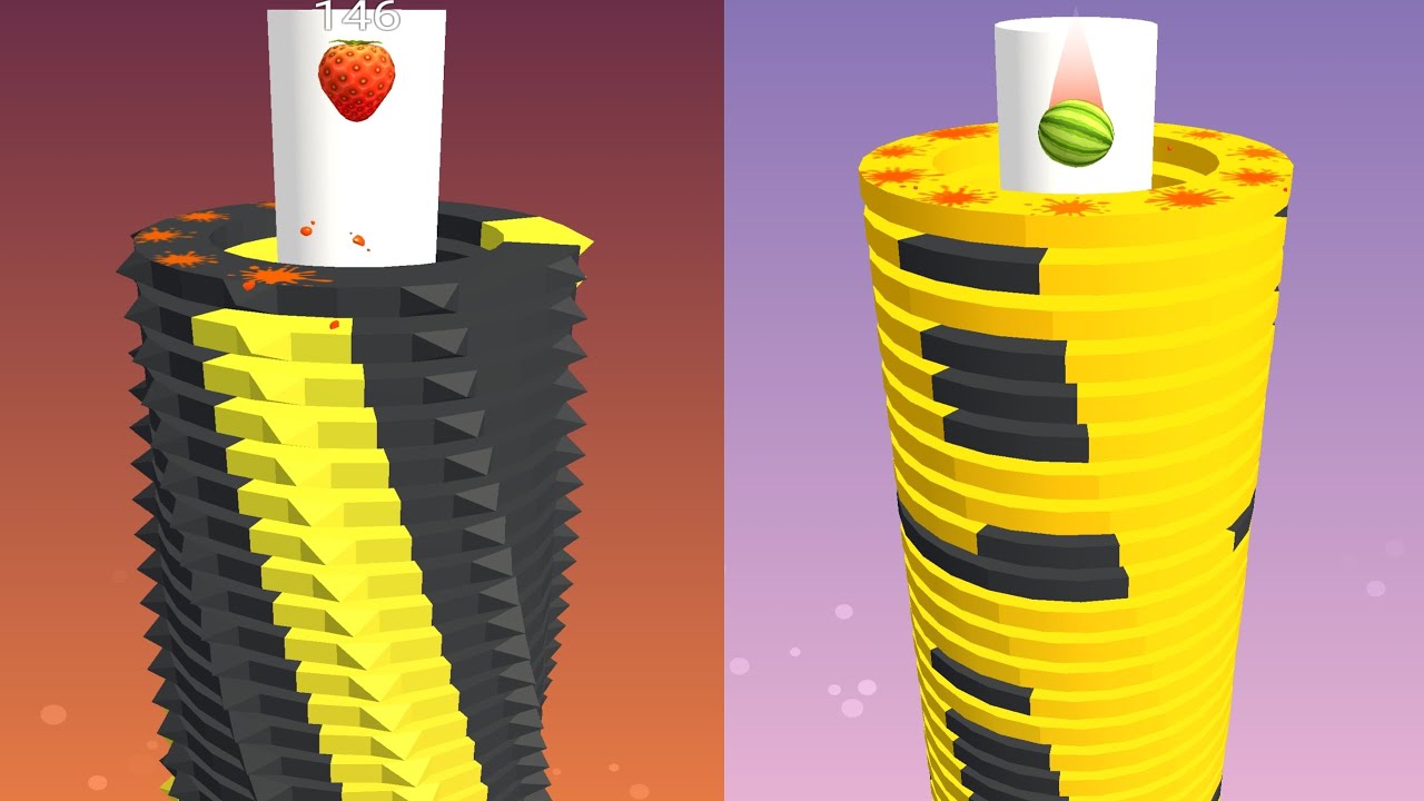 World's Largest Stack Ball - Breaking the Record! #StackBall #mobilegaming #gameplay - YouTube