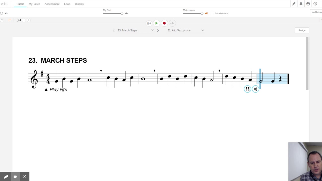 23. March Steps - Alto Sax TUTORIAL - YouTube