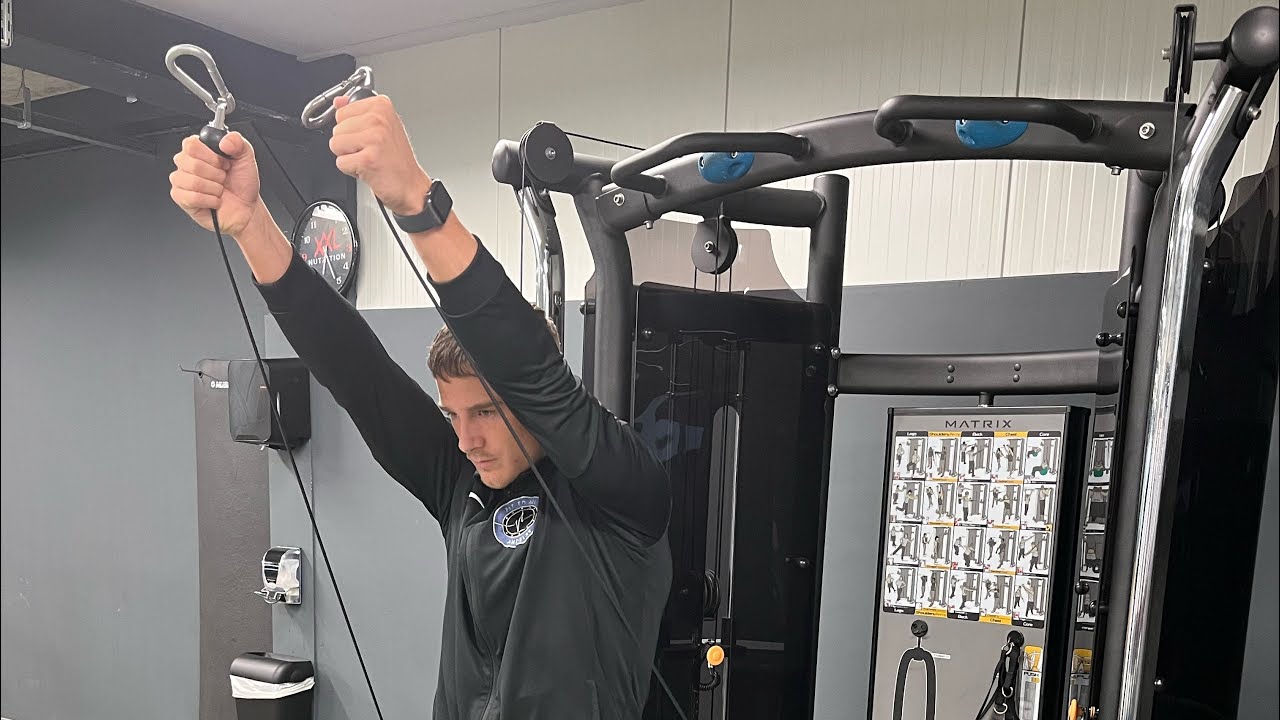 Front Delt Cable Raise To Ears - Fit to All Andelst - YouTube