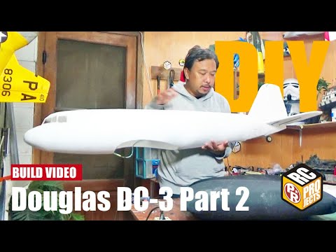 Making RC Douglas DC-3 Part 2 - YouTube