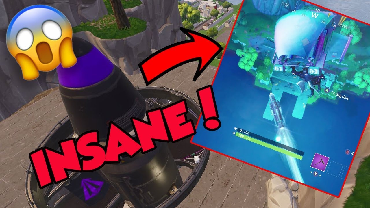 FORTNITE MISSILE LAUNCH!!! *BEST WAY TO SEE IT* - YouTube
