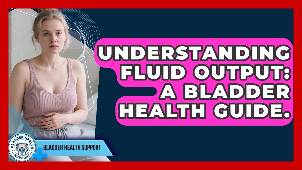 Understanding Fluid Output: A Bladder Health Guide. - Bladder Health ...