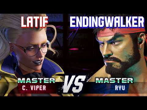 SF6 ▰ LATIF (C.Viper) vs ENDINGWALKER (Ryu) ▰ High Level Gameplay