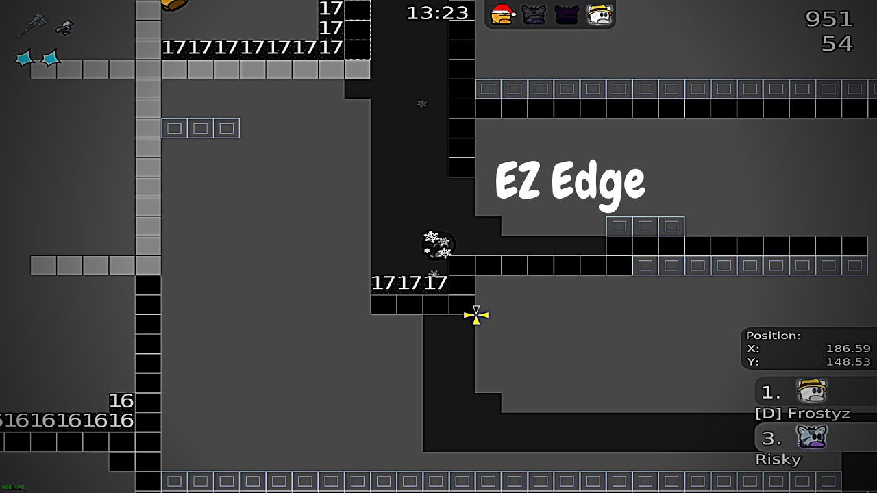 Teeworlds - How to edge on ddnet! Not really... - YouTube