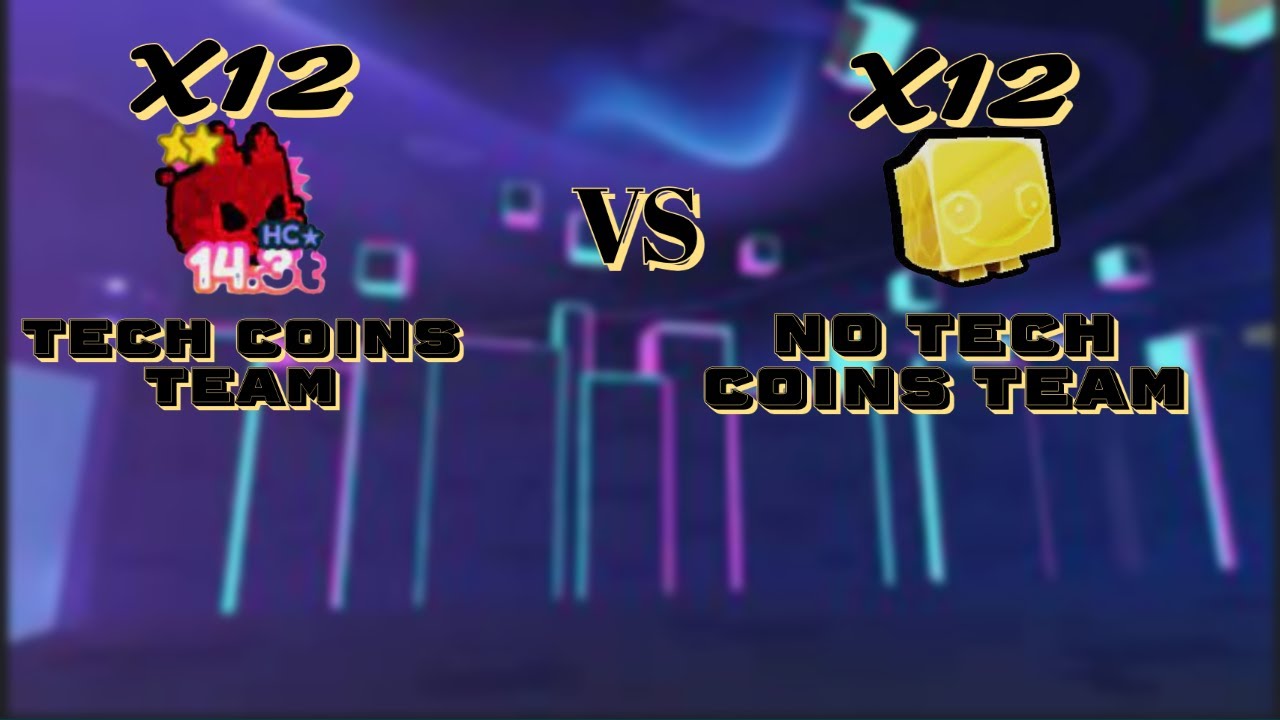 Tech Coins Team Vs No Tech Coins Team In Hardcore Tech World PET SIMULATOR X (INSANE RESULTS ...