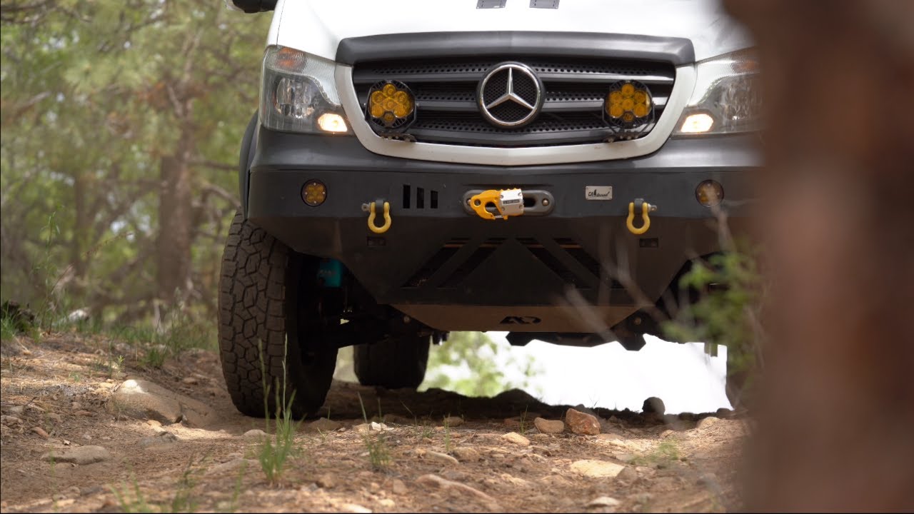 Trail Testing the King Shocks on my Mercedes 4x4 Sprinter - YouTube