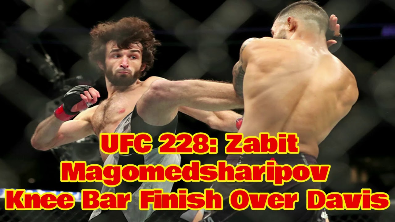 UFC 228: Zabit Magomedsharipov Submits Davis Via Knee Bar - YouTube