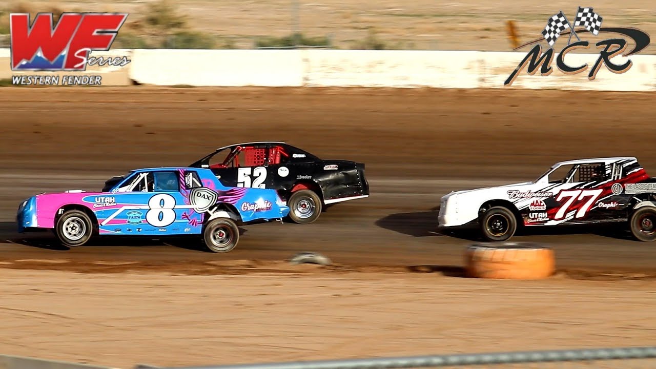 Millard County Raceway IMCA Stock Car Heat Races 4/30/22 - Western ...