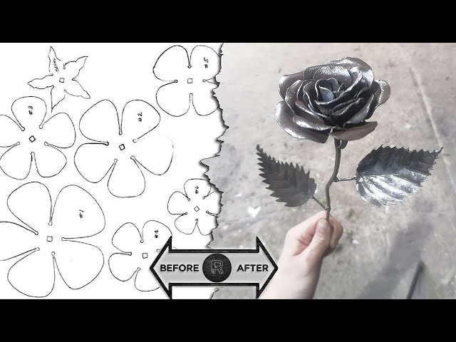 Metal Rose Template