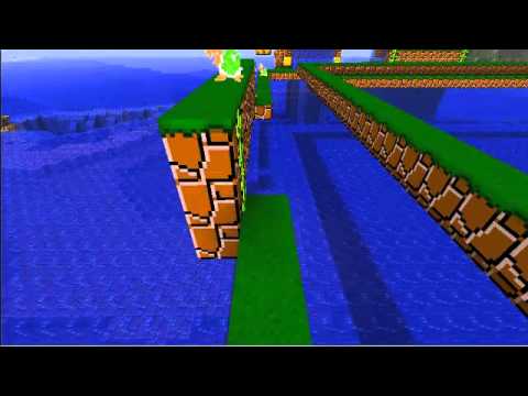 Let´s Minecraft Mario Adventure First-Person-View Level 1-1 - YouTube