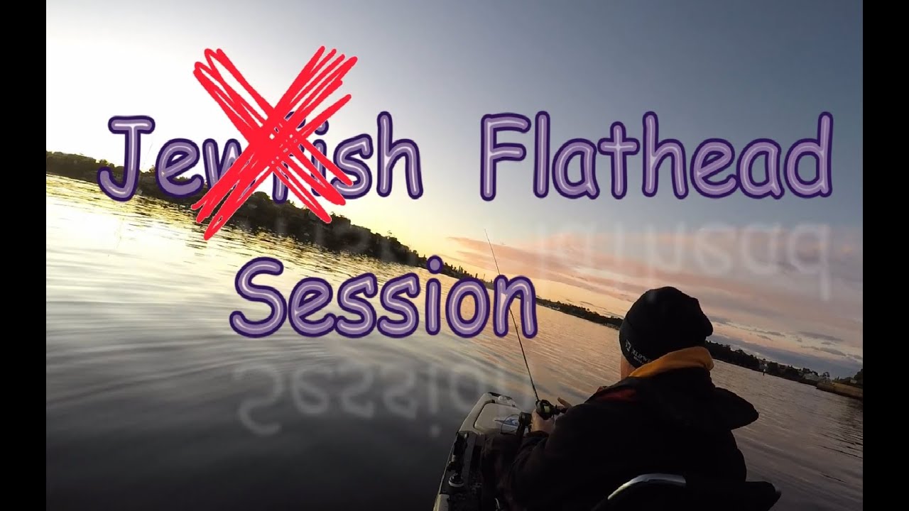 Chasing jewfish catching Flathead session - YouTube