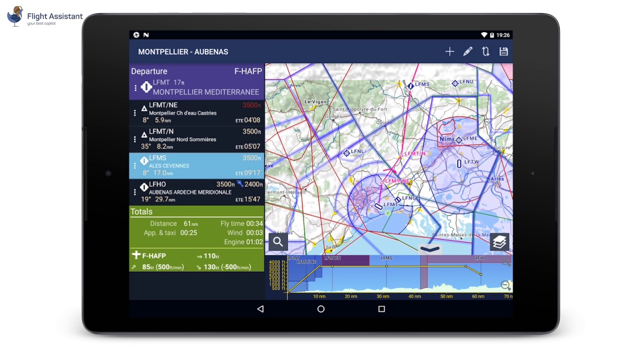 Flight Assistant v2: Create a flight plan with the mobile application ...