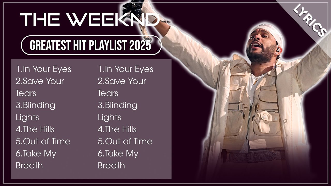 THE WEEKND Songs Playlist 2025 | The Best Of THE WEEKND | Greatest Hits ...