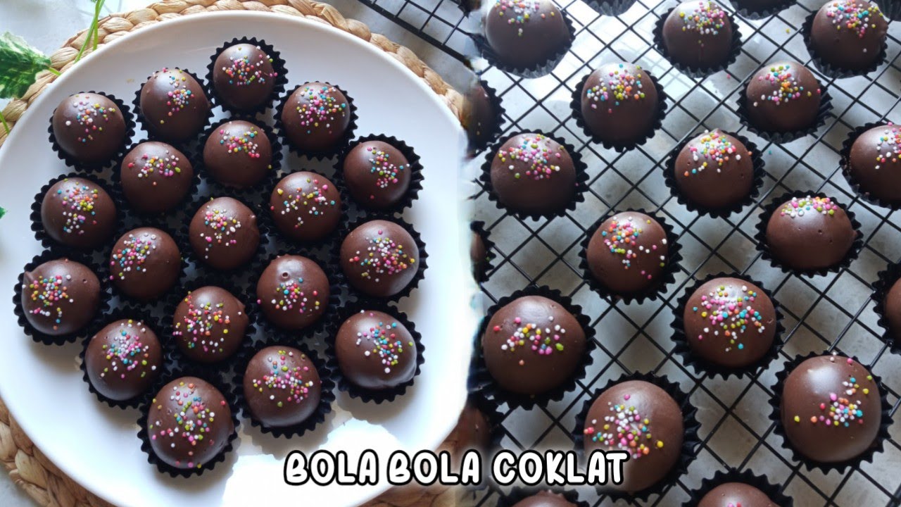 CHOCO BALLS COOKIES | KUE KERING BOLA BOLA COKLAT - YouTube
