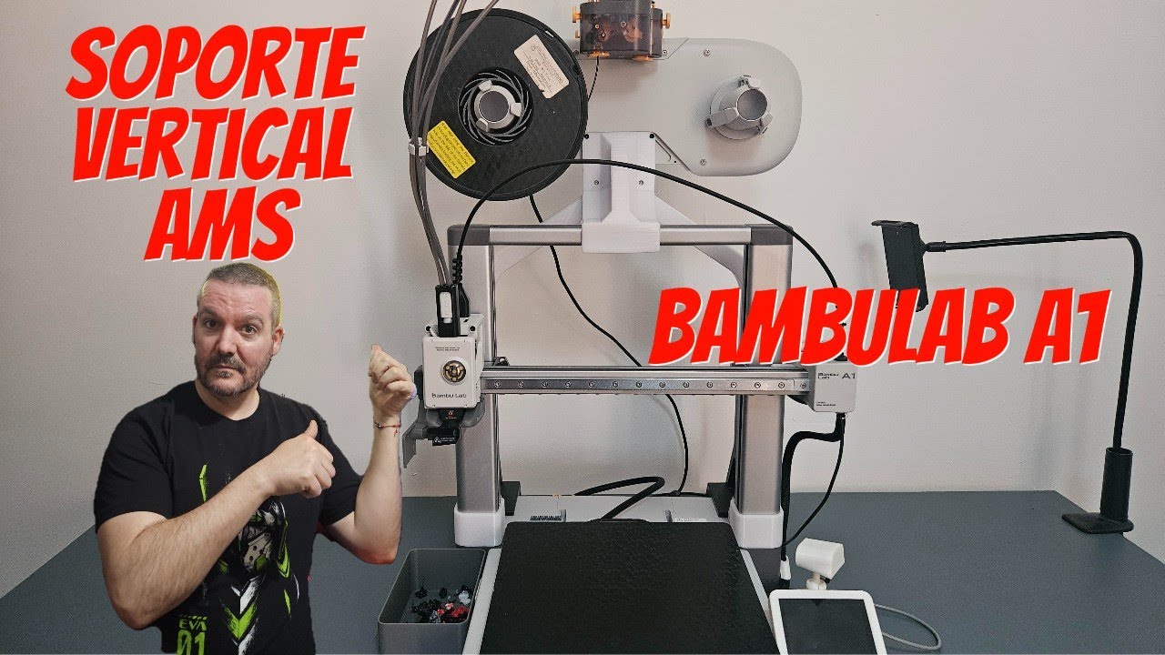 Soporte vertical para AMS Bambulab A1 - YouTube